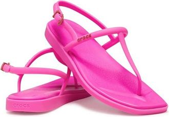 Crocs Miami Flip, Sandales pour Femme, rose, 33 EU