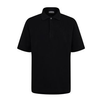 Burberry Schwarzes Poloshirt mit kurzen &Auml;rmeln - - Tops - Herren - Schwarzk - L