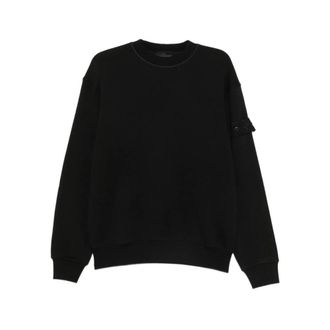 Stone Island Rundhals-Sweatshirt - - Sweatshirts & Hoodies - Herren - Schwarzk - M