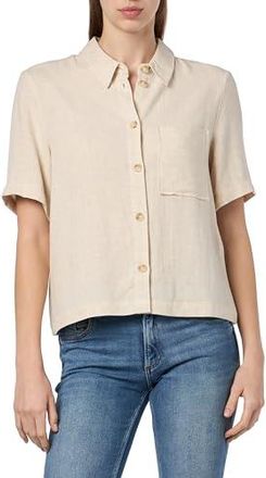Object Objsanne Noos T-Shirt 2/4 Blouse, Sandshell, 44 Femme