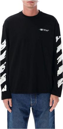 Off-white Homme, Sweatshirts et sweats à capuche, Noir, Taille: L T-shirt à manches longues Ink Arrow Noir