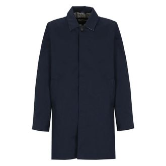 Barbour Homme, Manteaux, Bleu, Taille: S Imperm&eacute;able bleu avec col et poches