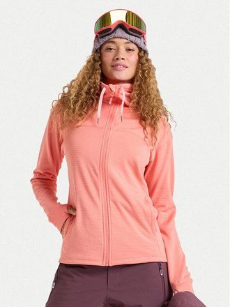 Roxy Technisches Sweatshirt Vertere Full Zip ERJFT04974 Orange Regular Fit