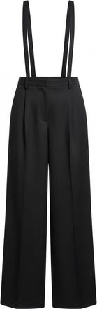 Dondup Femme, Combinaisons et Ensembles, Noir, Taille: 40 FR Tecla Wide-leg Pantalons