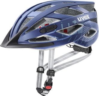 Uvex City i-vo - Leichter Fahrradhelm f&uuml;r Damen und Herren - individuelle Gr&ouml;&szlig;enanpassung - LED-Licht - deep Space matt - 56-60 cm