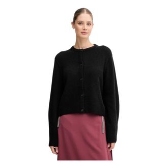 Oui Cardigan - - Knitwear - Damen - Schwarzk - L