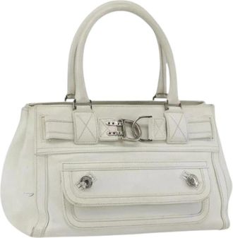 Dior Sac &agrave; main Vintage Pre-owned - Femme - Pre-owned - Blanc - Taille: ONE Size