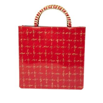 Chanel Sac fourre-tout vintage en cuir verni Pre-owned - Femme - Pre-owned - Rouge - Taille: ONE Size