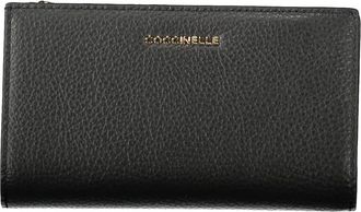 Coccinelle Femme, Accessoires, Noir, Taille: ONE Size Metallic Soft Wallet