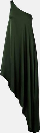 Norma Kamali One-Shoulder-Cocktailkleid aus Satin