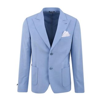 Daniele Alessandrini Homme, Vestes, Bleu, Taille: XL Veste Bleue Amalfi 21