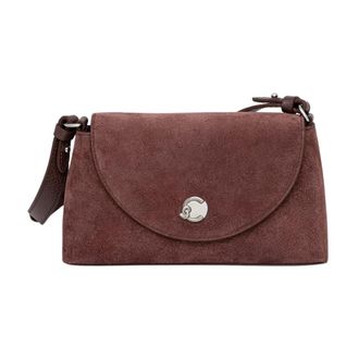 Coccinelle Sac bandouli&egrave;re en daim - Femme - Sacs - Violet - Taille: ONE Size