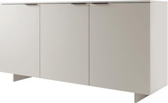 Best Mobilier Bestmobilier - Canterbury - buffet bas - 3 portes - beige - 180 cm