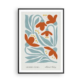 Arttor Poster Schwarzrahmen Deko 70x100cm Boho Blumen Modern Wandposter Art Prints Wanddeko Bild Wand Kunstdruck Wandbilder Dekoration Wohnzimmer Schlafzimme