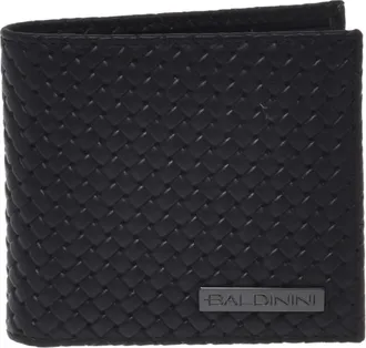Baldinini Homme, Accessoires, Noir, Taille: ONE Size Portefeuille en cuir tiss&eacute;