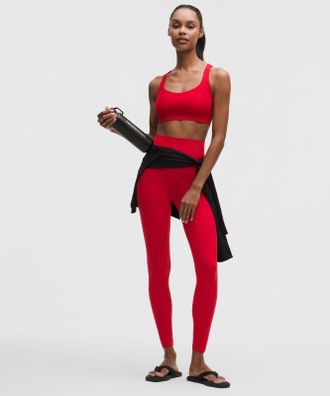 lululemon Pantalon taille tr&egrave;s haute Align pour Femmes - 71 cm - Rouge - Taille 10