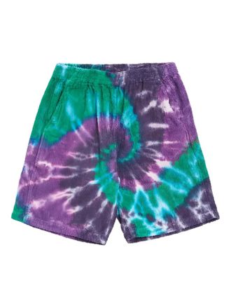 South2 West8 short en tissu &eacute;ponge &agrave; imprim&eacute; tie dye - Violet