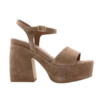 Carmens Femme, Chaussures, Brun, Taille: 40 EU High Heel Sandales