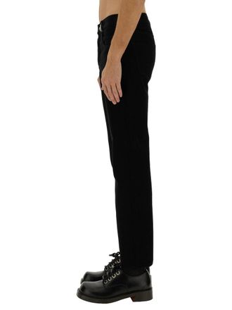 Alexander McQueen Straight Leg Cotton Jeans - Black