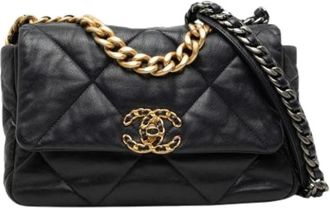 Chanel Pre-owned Sac 19 Moyen Mod&egrave;le - Femme - Pre-owned - Bleu - Taille: ONE Size