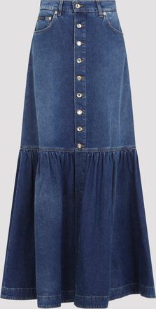 Dolce & Gabbana Long Denim Skirt