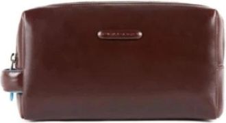 Piquadro Femme, Sacs, Brun, Taille: ONE Size Trousse de Toilette avec Deux Compartiments