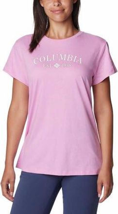 Columbia Trek SS Graphic Tee Tricot, Cosmos, CSC Tra, M Femme