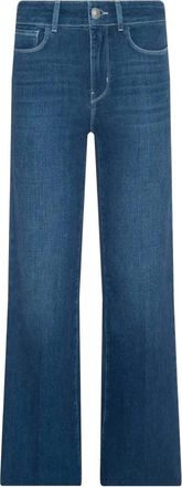 L'agence Gwenna wide-leg jeans - Blau