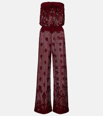 Melissa Odabash Combinaison Viv en dentelle de coton m&eacute;lang&eacute;