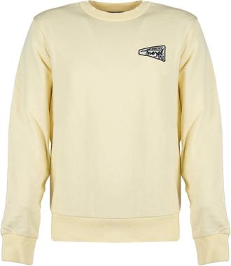 Diesel SweaT-shirt &agrave; logo brod&eacute; - Homme - Sweatshirts et sweats &agrave; capuche - Beige - Taille: XL