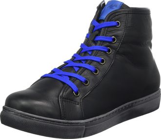 Andrea Conti Damen Sneaker, schwarz/Kobalt, 40 EU