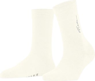 Falke Damen Softmerino W So Wolle Baumwolle einfarbig Socken, Weiß Off-White 2040 Anniversary, 37-38