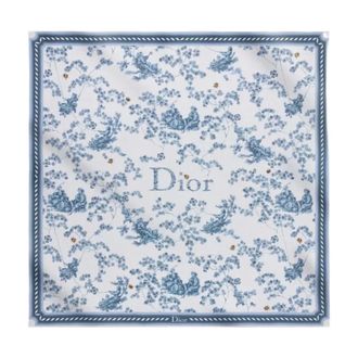 Dior Silky Scarves - Femme - Accessoires - Bleu - Taille: ONE Size