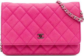 Chanel Hobo Bags - CC Caviar Wallet on Chain - Gr. unisize - in Gold - für Damen