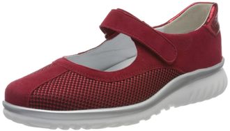 Semler Lena, Damen Mary Jane Halbschuhe, Rot (Fire 066), 38 2/3 EU (5.UK)