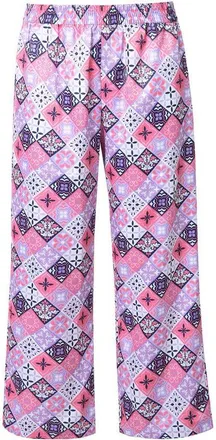 Angel Of Style Schlupfhose Hose weites Bein Satin mit Druck