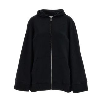 7 For All Mankind Oversize Zip Hoodie - - Sweatshirts & Hoodies - Damen - Schwarzk - S