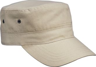 Myrtle Beach Trendiges Military Army Cap aus robustem Baumwollcanvas, Farbe:Khaki;Gr&ouml;&szlig;e:One Size one size,Khaki