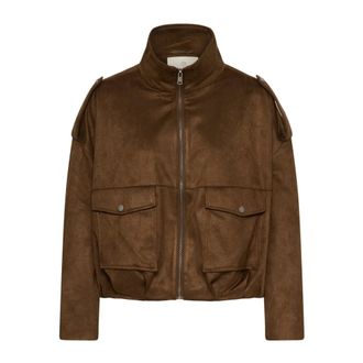 Kaffe Veste l&eacute;g&egrave;re - Femme - Vestes - Brun - Taille: 48 FR