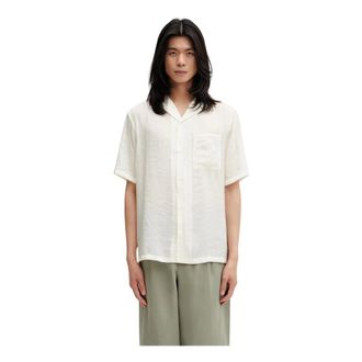 Maison Kitsun&eacute; Bali Resort Shirt - - Shirts - Herren - Beige - XL