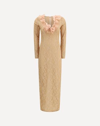 Alessandra Rich Stretch lace evening Dress Female 38
