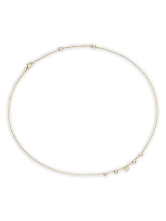 David Yurman 18kt Petite Modern Renaissance Gelbgoldhalskette mit Diamanten