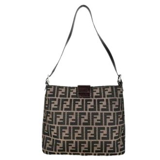 Fendi Pre-owned Zucca Schultertasche - - Pre-owned - Damen - Braun - ONE SIZE