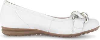 Gabor Ballerina - - Shoes - Damen - Wei&szlig; - 40 1/2 EU