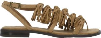 Ash Ash, Femme, Chaussures, Brun, Taille: 36 EU Sandales en cuir &agrave; franges