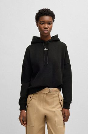 HUGO BOSS Hoodie Ehoody Premium Damenmode mit gesticktem Logo