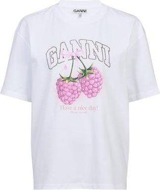 Ganni T-shirt imprim&eacute; Baby Fit en coton