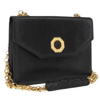 Bally Sac bandouli&egrave;re en cuir Pre-owned - Femme - Pre-owned - Noir - Taille: ONE Size