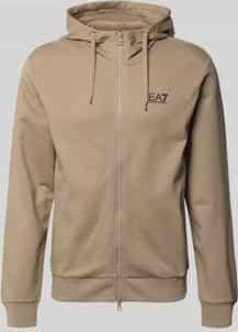 Emporio Armani Slim Fit Sweatjacke mit Kapuze