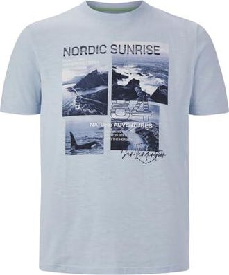 Jan Vanderstorm Homme T-Shirt Ington Bleu Clair, 2XL (XXL) - 60/62